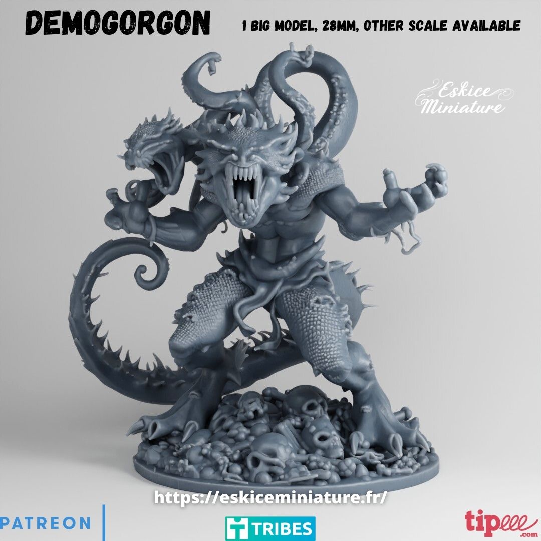 Demogorgon - 32mm by Eskice Miniature - MiniHoarder