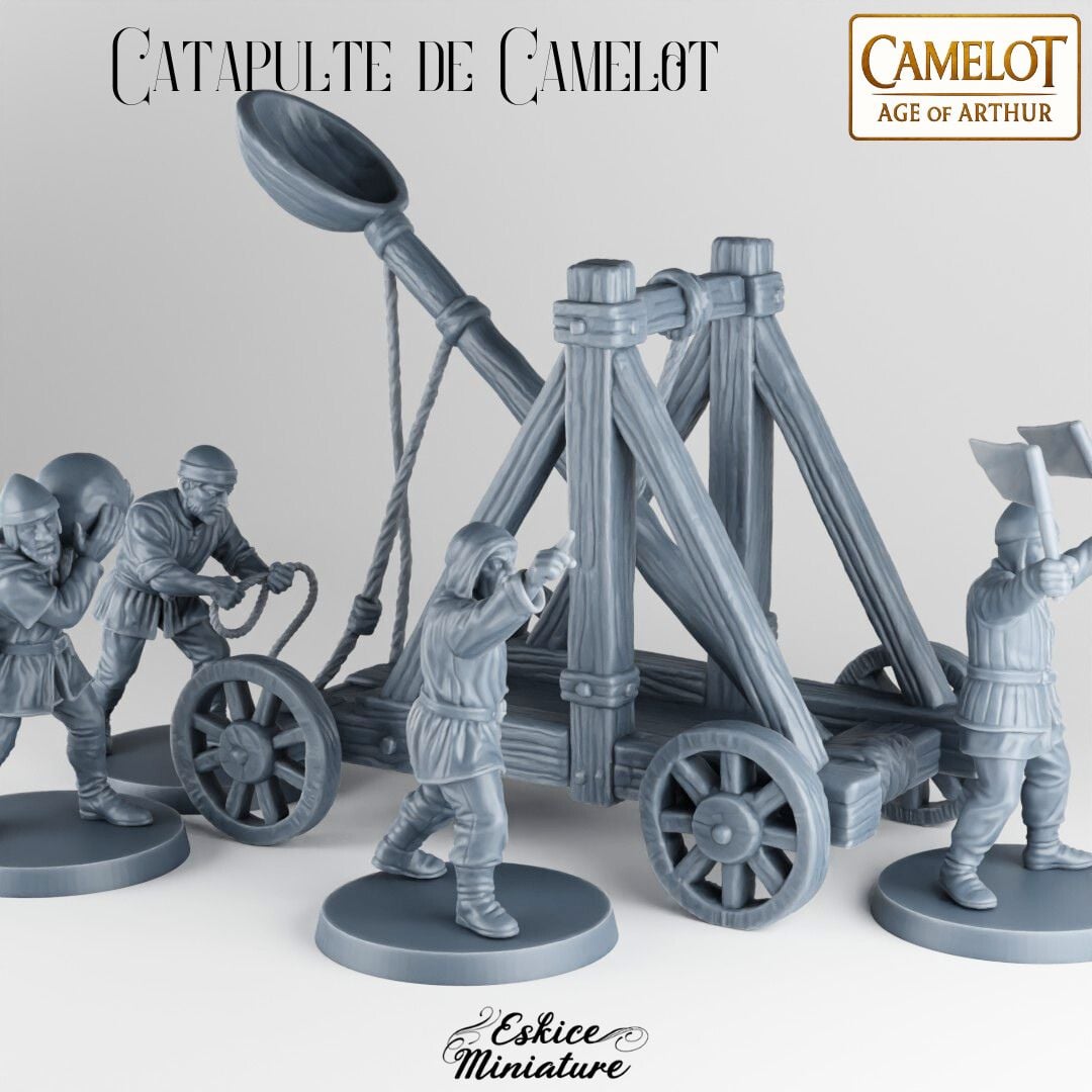 Catapult of Camelot - 28mm by Eskice Miniature - Wargaming3D
