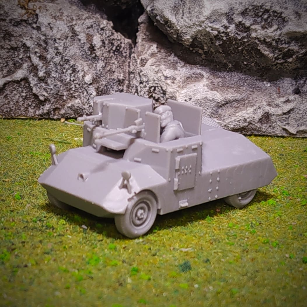 Morris Light Recon Car - 28mm by Eskice Miniature - Wargaming3D