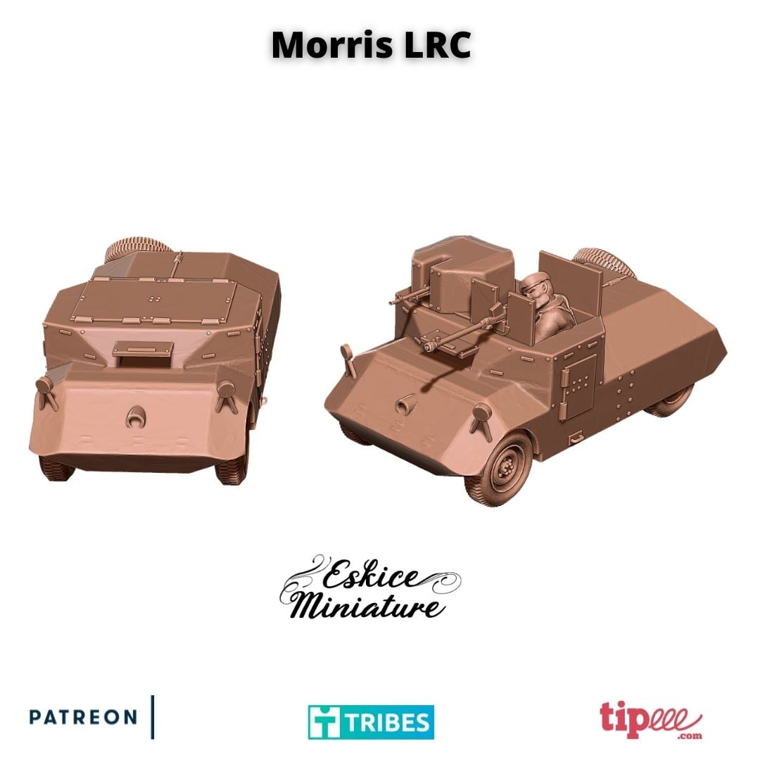 Morris Light Recon Car - 28mm by Eskice Miniature - Wargaming3D