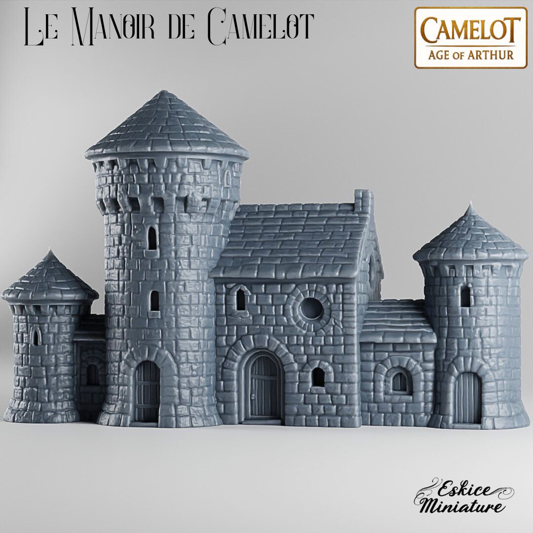 Houses of Camelot PACK - 28mm fdm friendly by Eskice Miniature ...