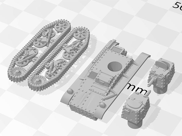 Vickers Light Tank Mk.III "Dutchman" by mojobob.hoochyman - Wargaming3D