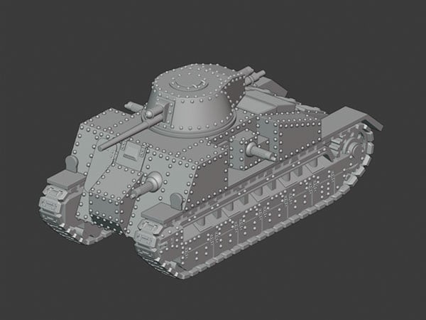 Vickers Medium Mk.C by Mojobob Hoochyman - Wargaming3D