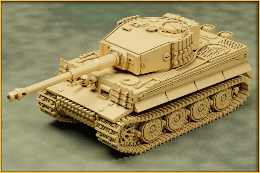 Tiger 1 (late production) by mojobob.hoochyman - Wargaming3D