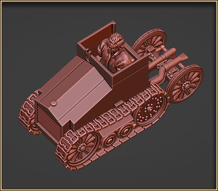 Martel Tankette Prototype 1925 by Mojobob Hoochyman - Wargaming3D