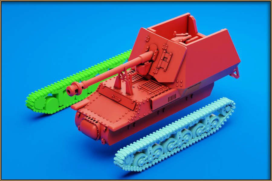Marder 1 (Lorraine) by Mojobob Hoochyman - Wargaming3D