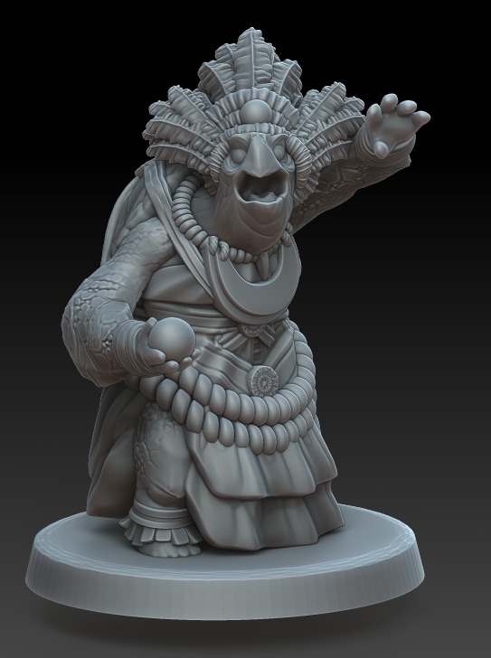 Sea Tortle Priestess by Wundervale Games - MiniHoarder