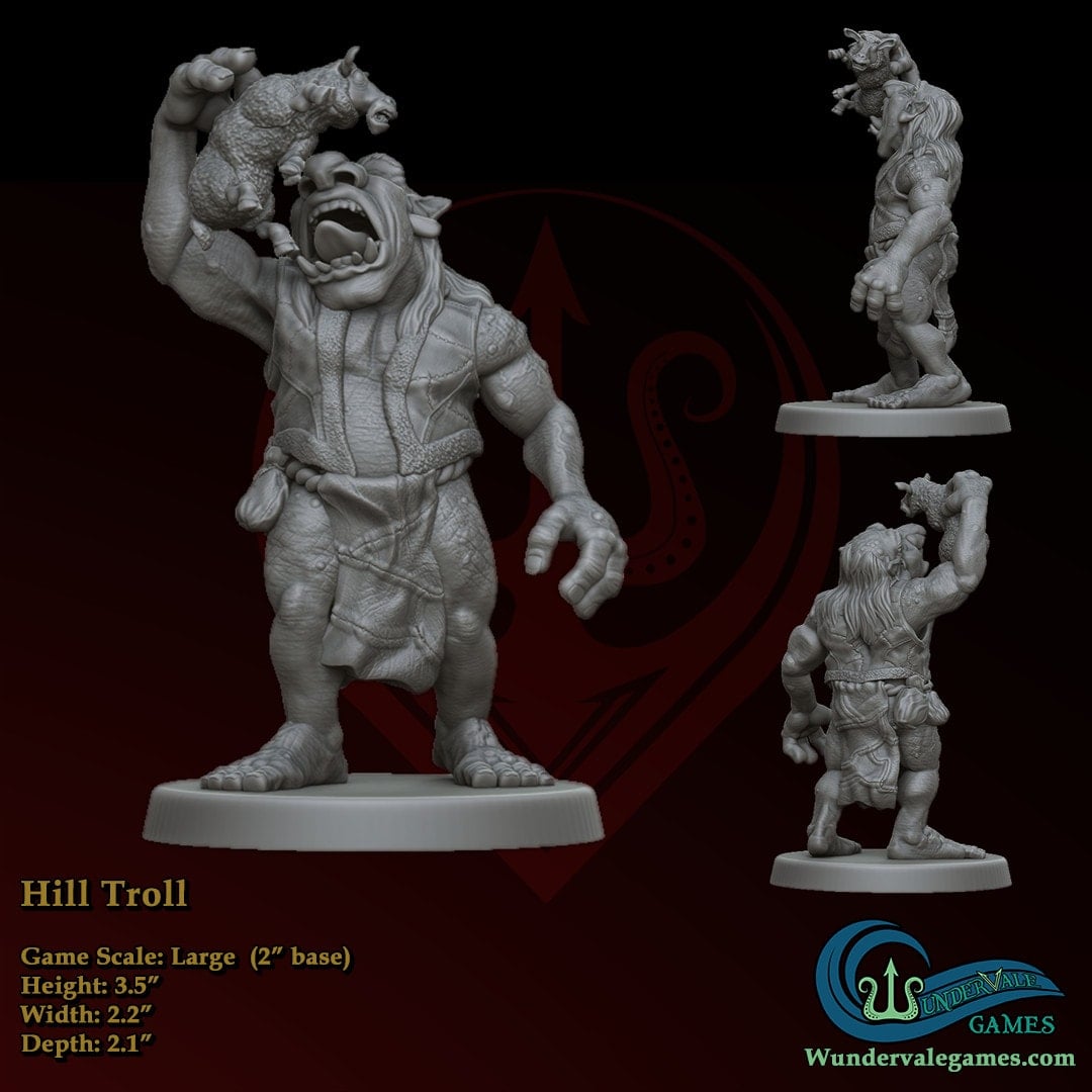 Hill Troll by Wundervale Games - MiniHoarder