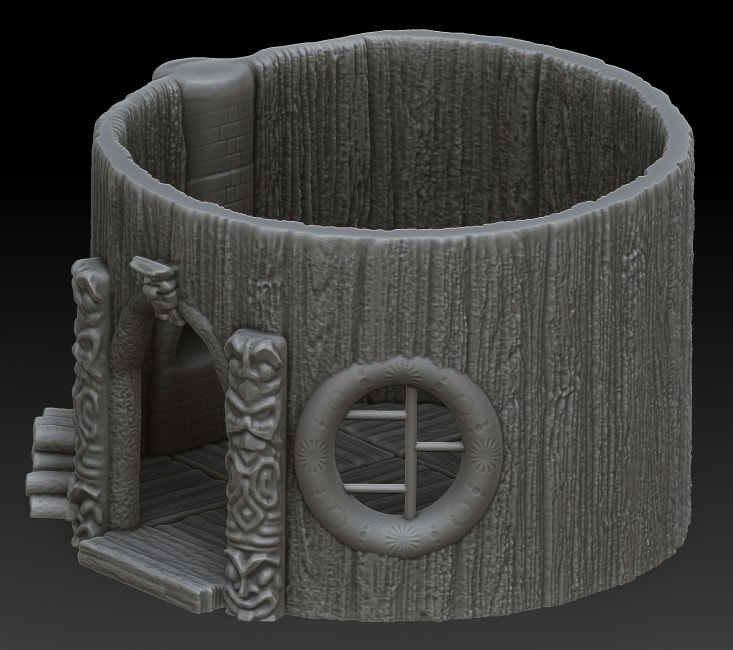 Sea Tortle - Small Round Hut by Wundervale Games - MiniHoarder