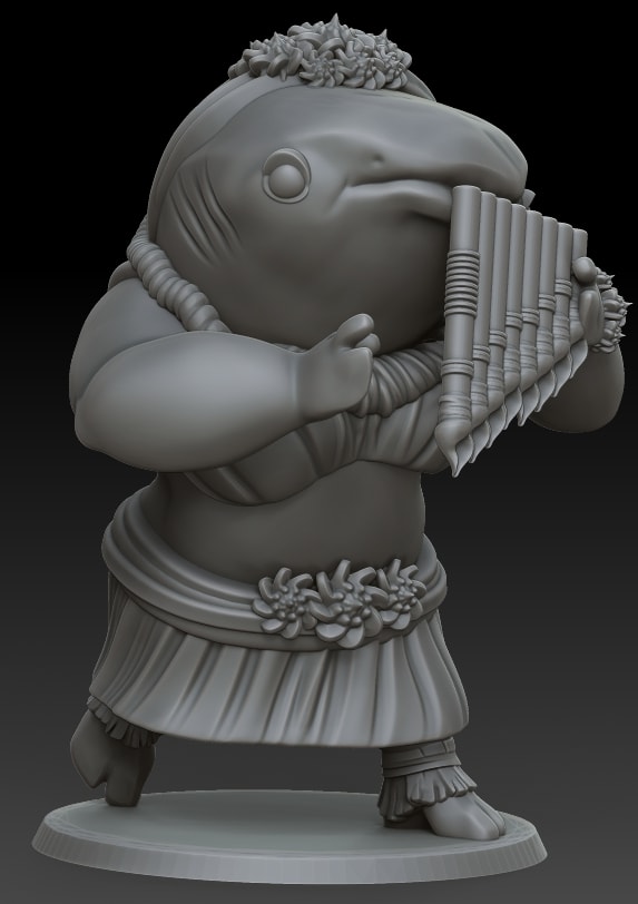 Selachian - Whale Shark Bard FEMALE by Wundervale Games - MiniHoarder