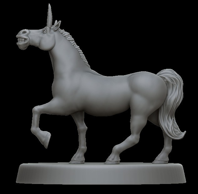 Unicorn (2 Poses) by Wundervale Games - MiniHoarder