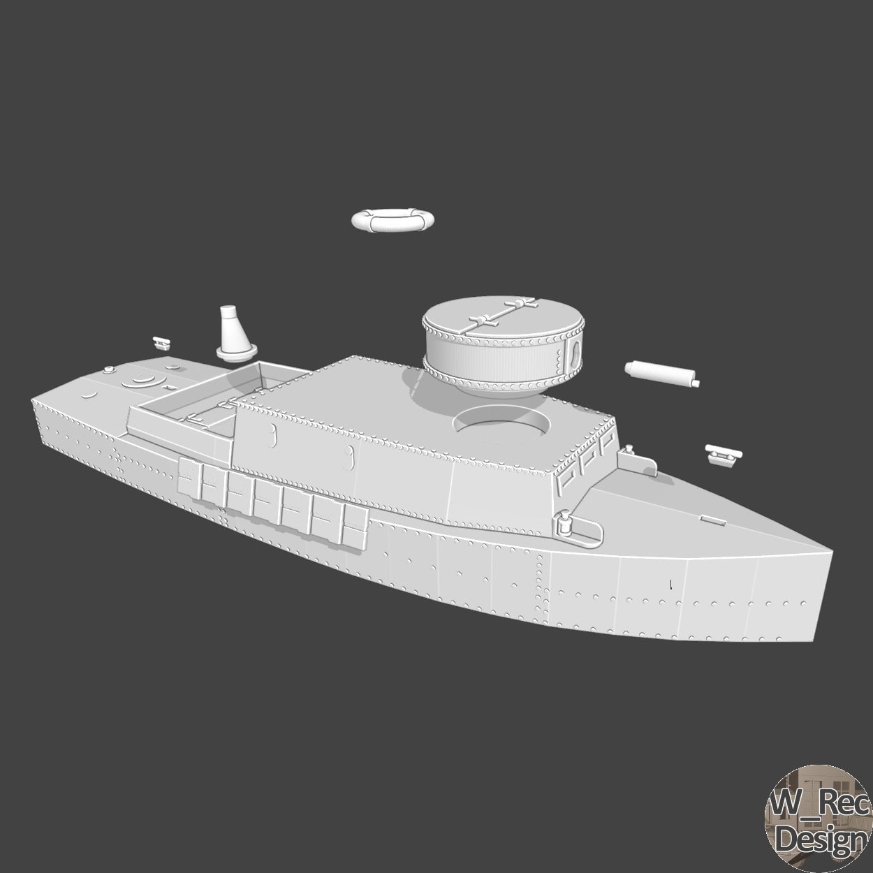 BK-2 GUNBOAT by wrecdesign - Wargaming3D