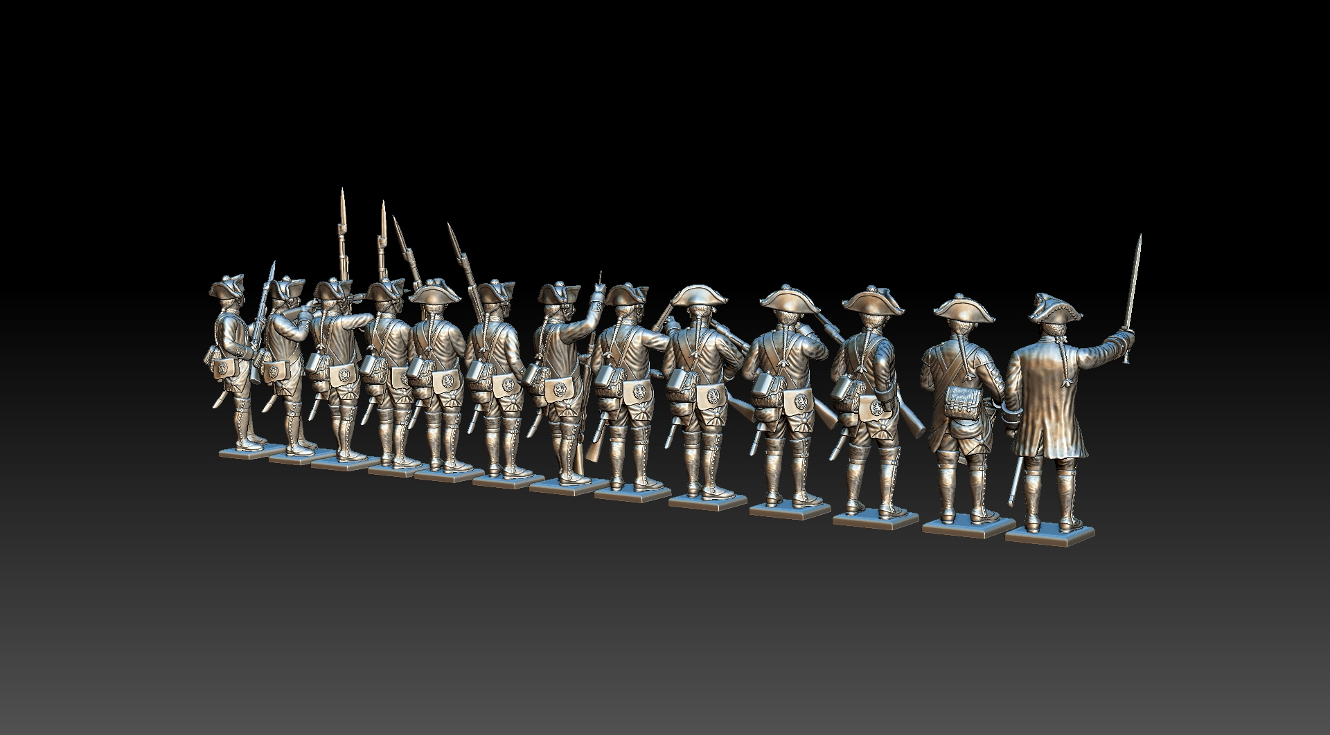 SYW Prussians / AWI Hessians - Musketeers firing line by Black Watch ...