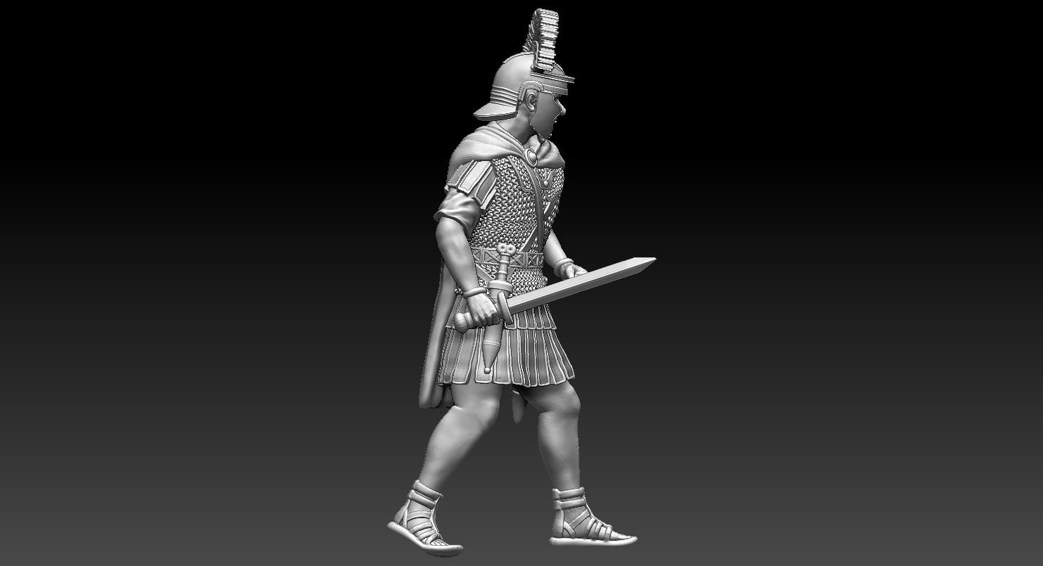 Roman Legionaries Command Set 180 AD by Black Watch Miniatures ...