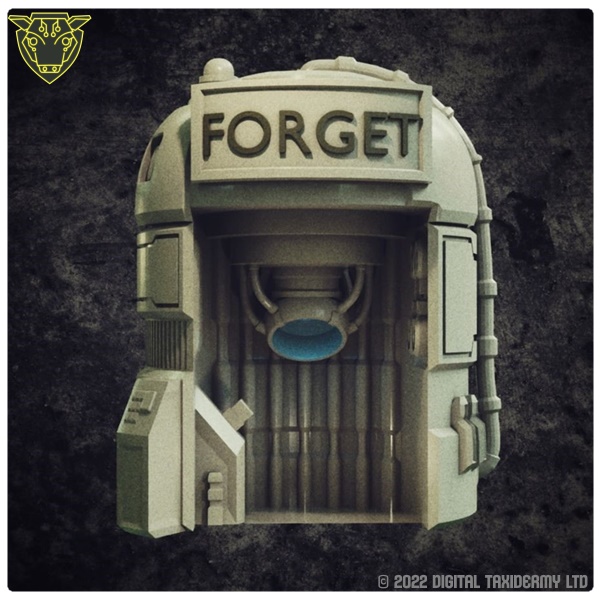 Forgettatron - neutralizer memory wiping booth by digitaltaxidermy.co ...