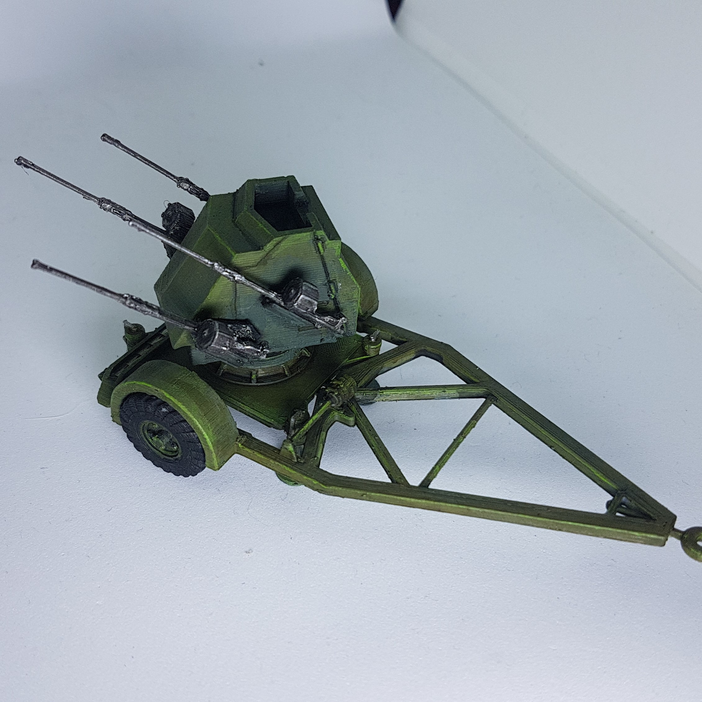 Quad Polsten anti-aircraft Gun - with limber by digitaltaxidermy.co.uk ...