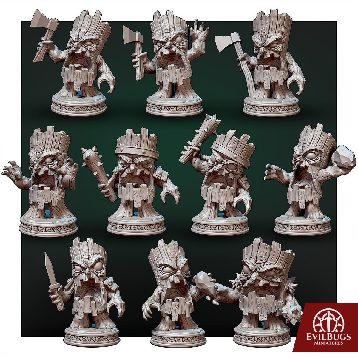 Stump Warriors by Evil Bugs - MiniHoarder