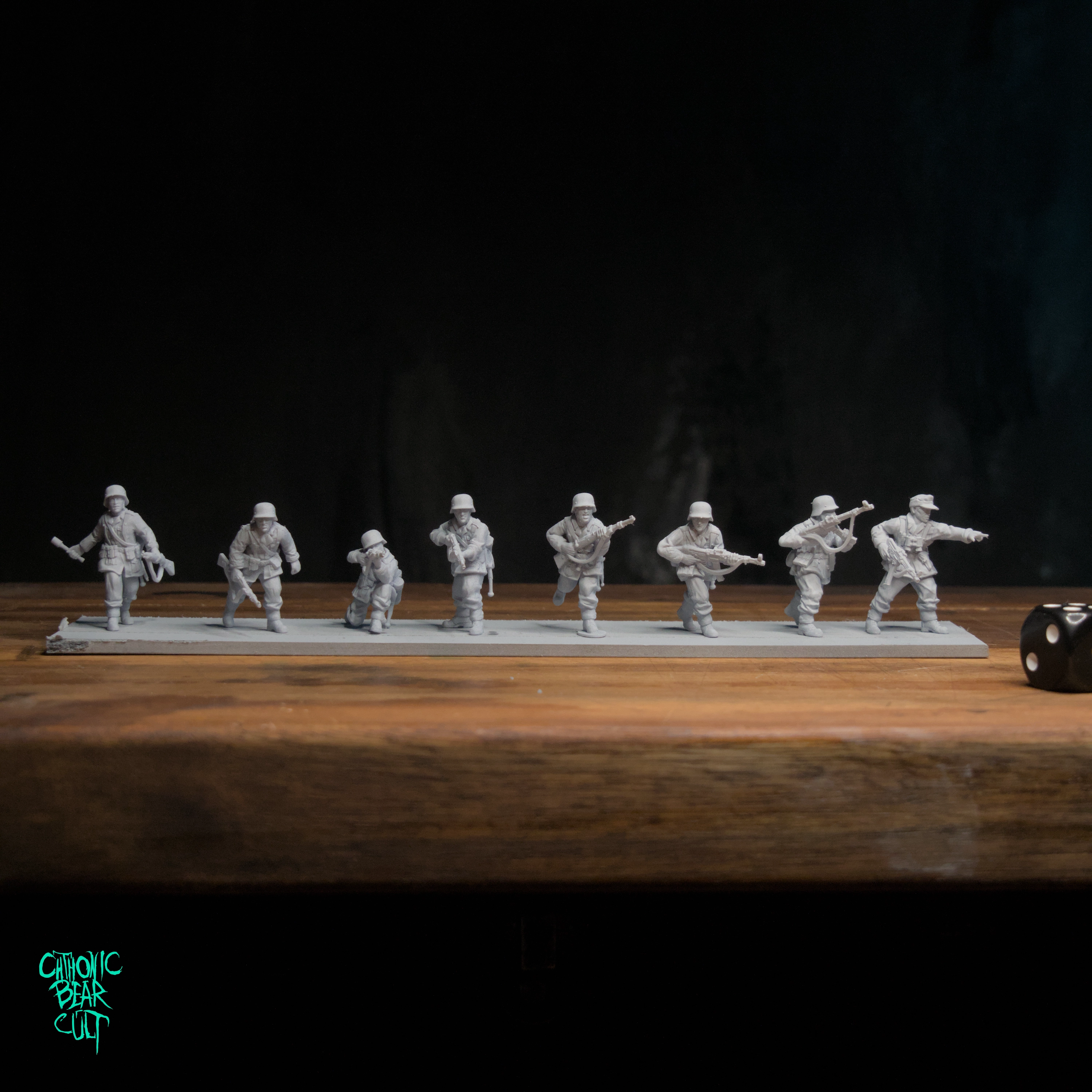 GER - Infantry 8-man Squad - Overlord by Chthonic Bearcult Miniatures ...