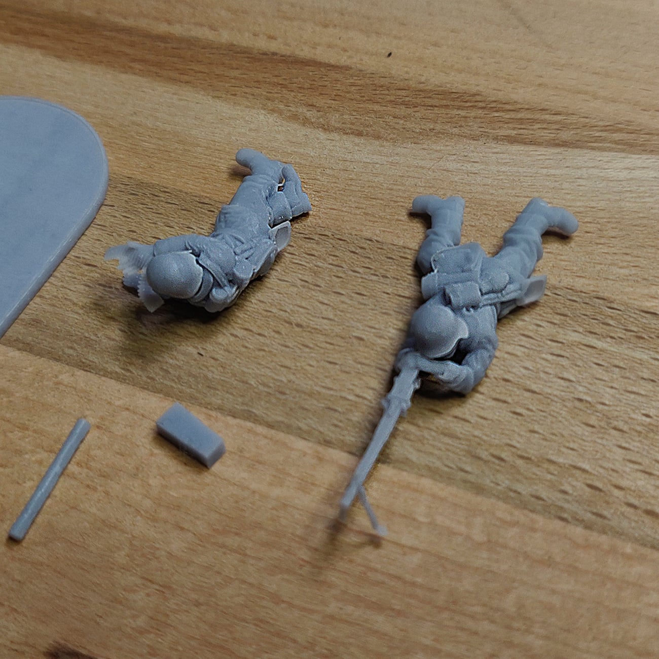 GER MG-42 Team 2 man - prone by Chthonic Bearcult Miniatures - Wargaming3D