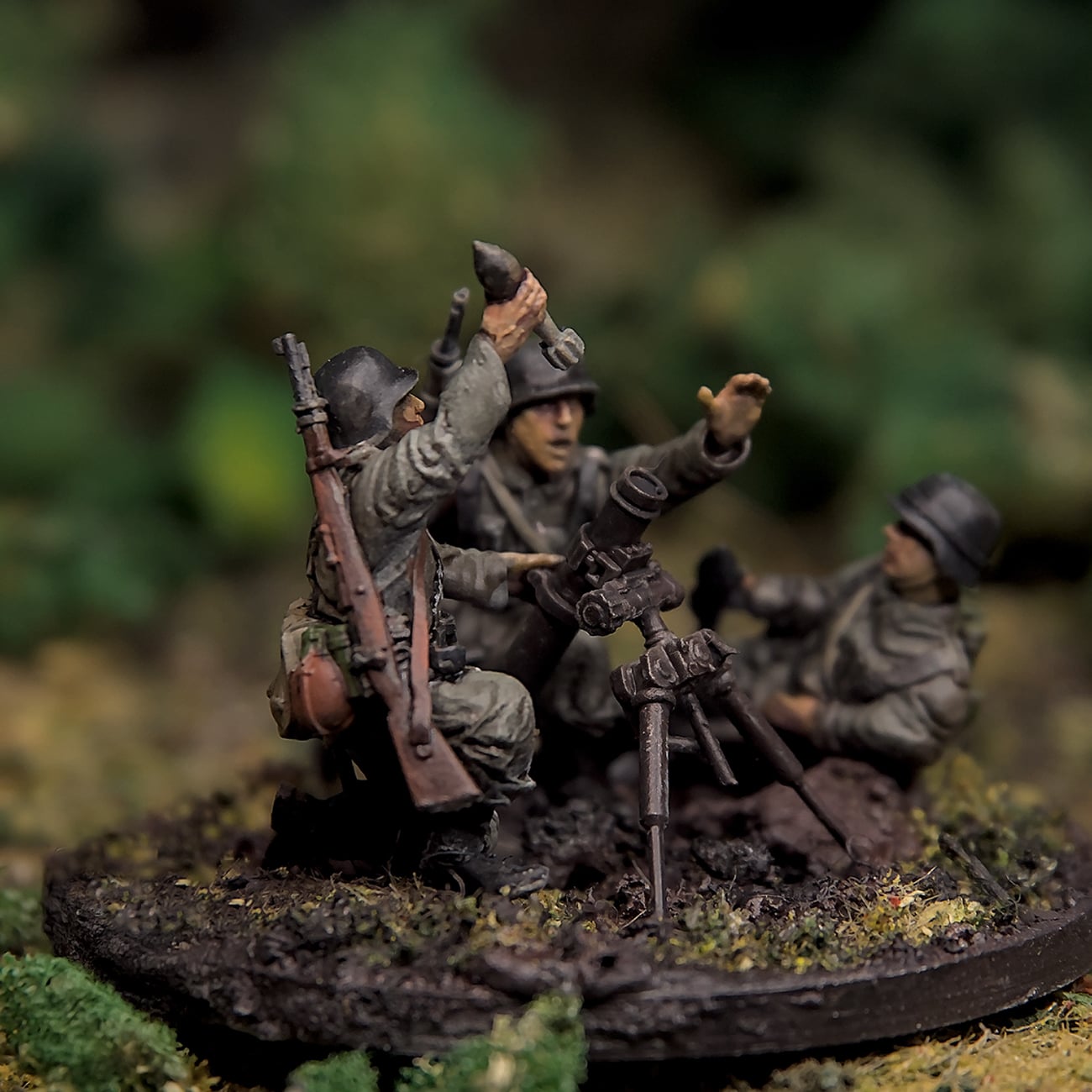 GER 8 cm GrW 34 Mortar Team by Chthonic Bearcult Miniatures - Wargaming3D