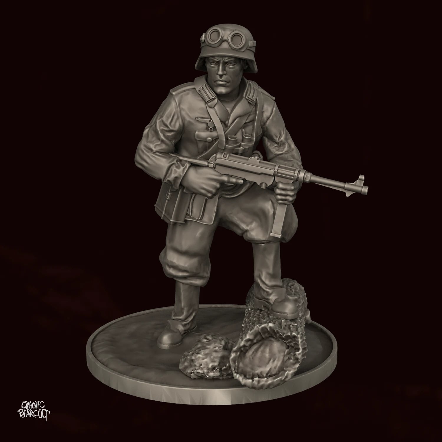 German Pioneer Platoon Commander by Chthonic Bearcult Miniatures ...