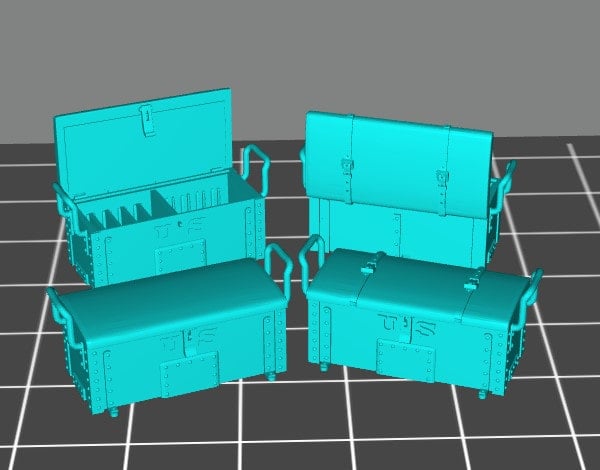 ACW field artillery US ammo chest for limber & caisson 28mm by Fernando ...