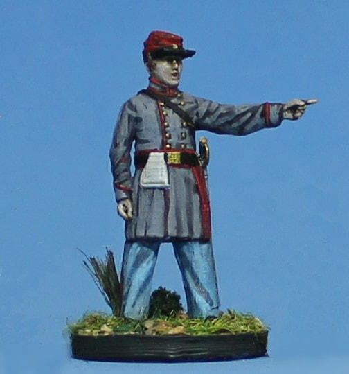 ACW CSA Artillery Officer 28mm by Fernando Pedrazzoli - Wargaming3D
