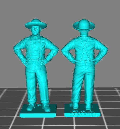 ACW CSA Artillery private in shirt and Tennessee hat 28mm by Fernando ...