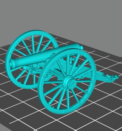 ACW USA NAPOLEON GUNS (6 MODELS) 28mm by Fernando Pedrazzoli - Wargaming3D
