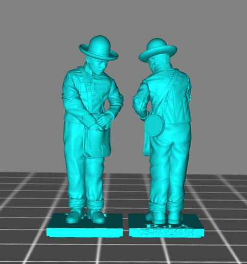 ACW CSA Artillery firer corporal in Tennessee hat 28mm by Fernando ...