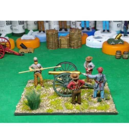 ACW CSA NAPOLEON GUNS (5 MODELS) 28mm by Fernando Pedrazzoli - Wargaming3D