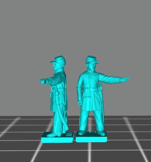 ACW CSA Artillery Officer 15mm by Fernando Pedrazzoli - Wargaming3D