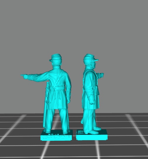 ACW CSA Artillery Officer 15mm by Fernando Pedrazzoli - Wargaming3D