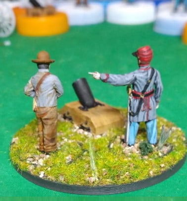 ACW CSA Coehorn mortar (4 bed models) 28mm by Fernando Pedrazzoli ...