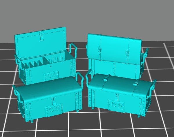 ACW field artillery CS ammo chest for limber & caisson 28mm by Fernando ...