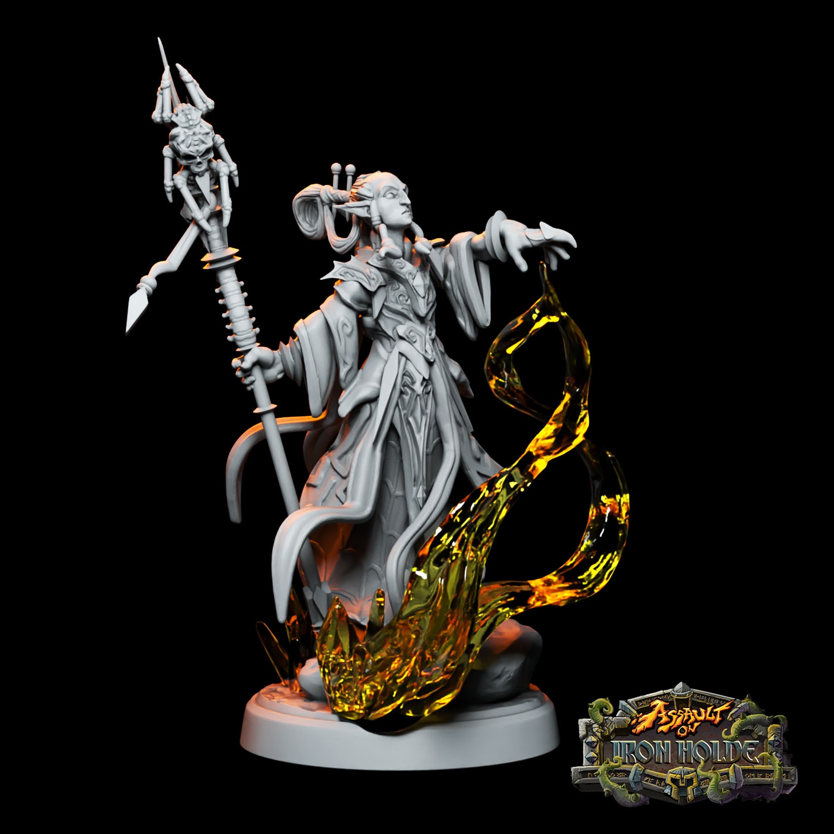 Kalanaar Dryaalein, Drow Arachnomancer by Epic Adventure Miniatures ...