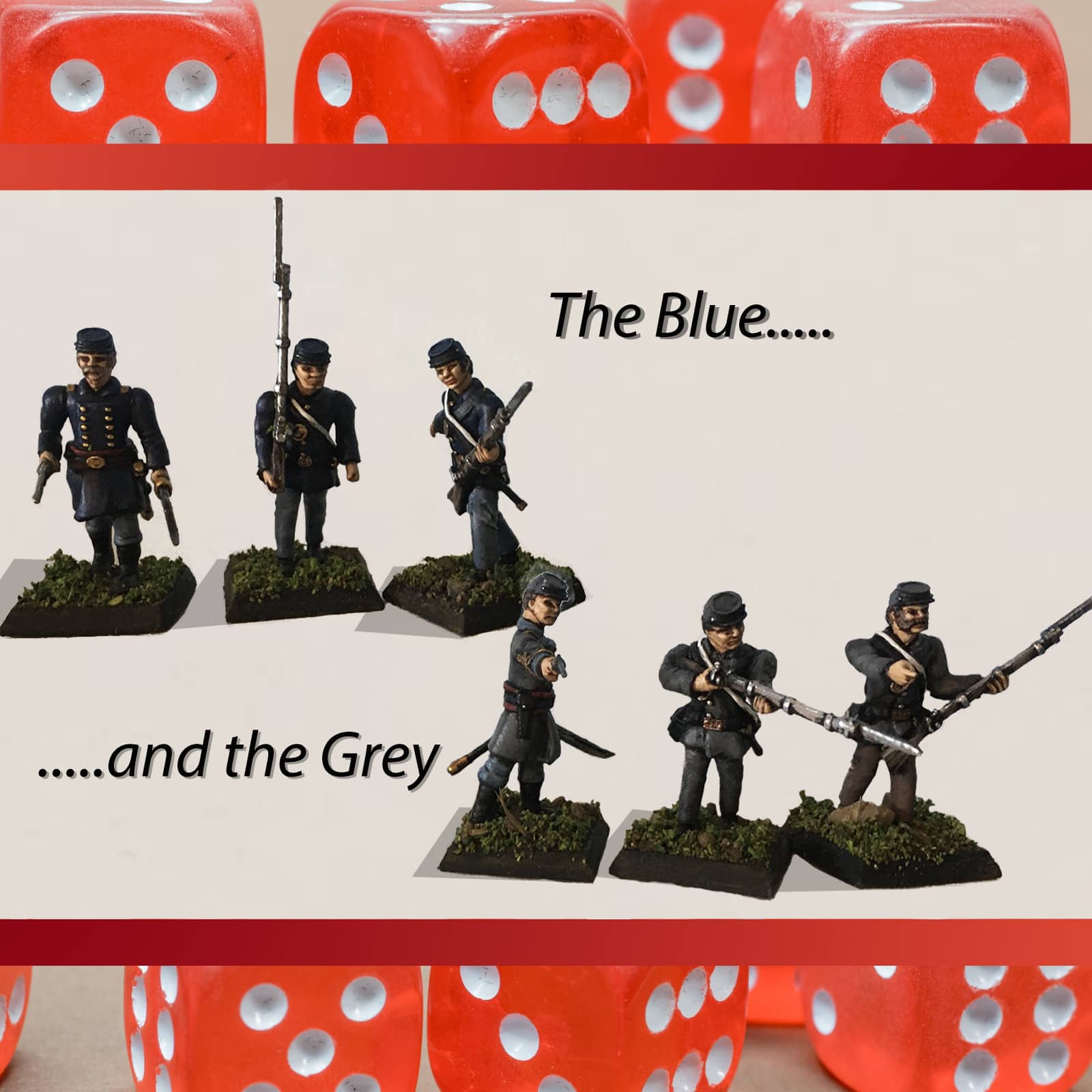 28mm Basic ACW Infantry by Red Dawn 3D Miniatures - Wargaming3D
