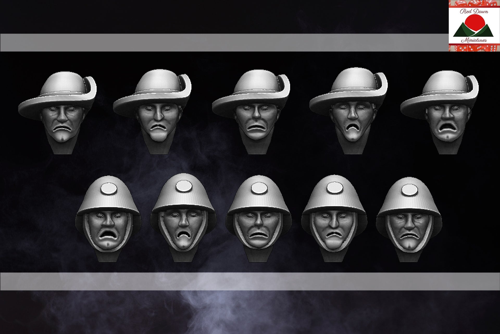 28mm Dutch and KNIL Soldiers Add on Pack by Red Dawn 3D Miniatures ...