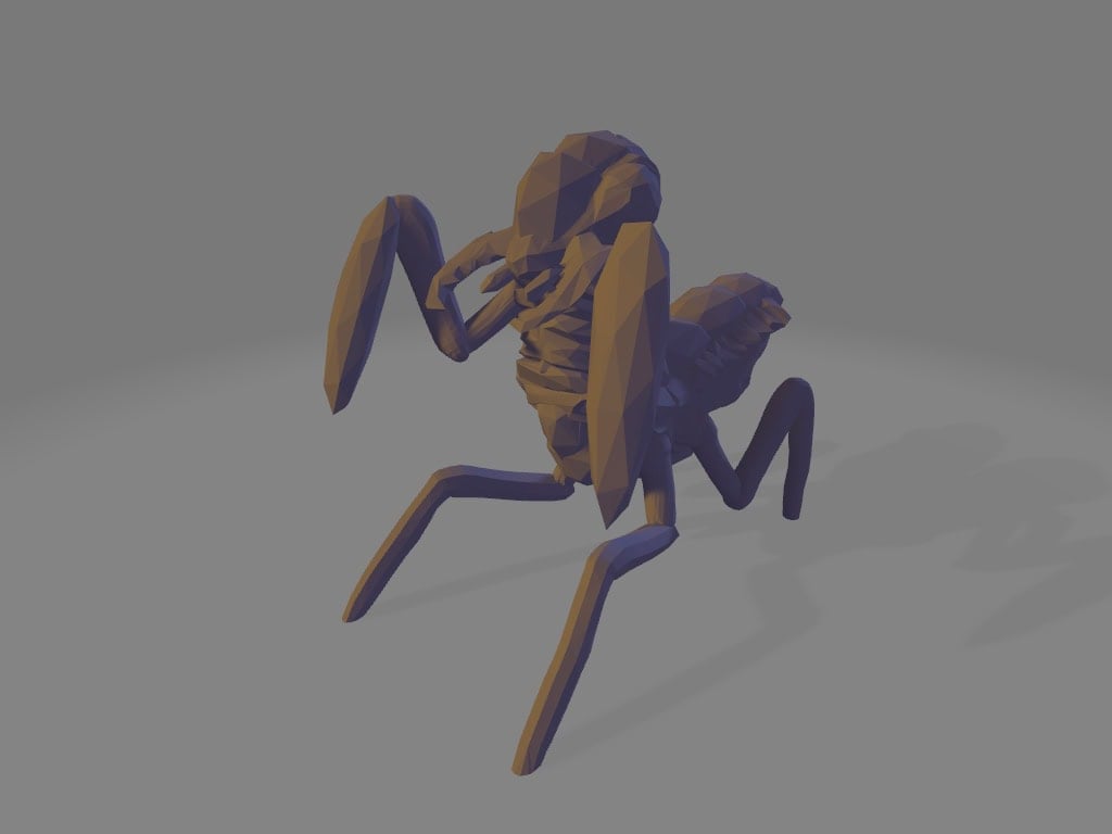 Space Bug - Stealth Mantis Bug by Gametree 3d Print Scenics - MiniHoarder