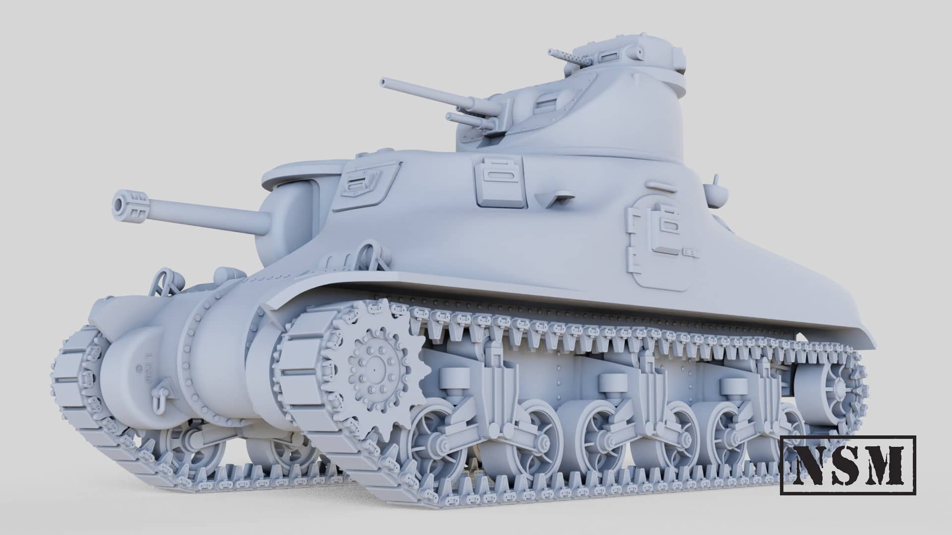 M3A1 Lee - Cast Hull by Night Sky Miniatures - Wargaming3D