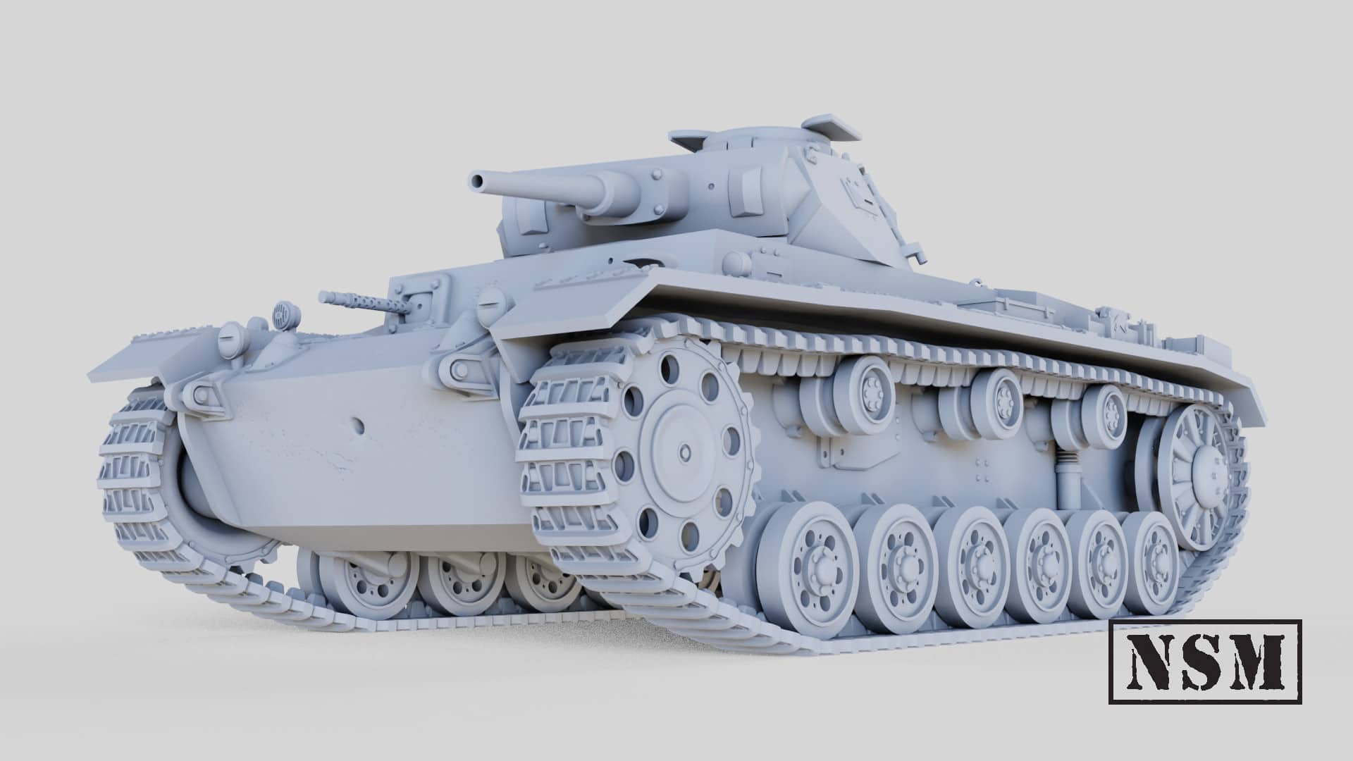 Destroyed Panzer III Ausf G by Night Sky Miniatures - Wargaming3D