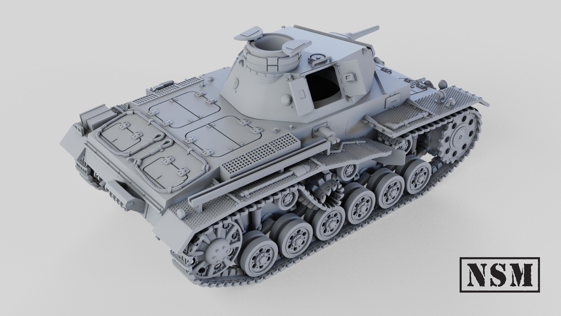Destroyed Panzer III Ausf G by Night Sky Miniatures - Wargaming3D