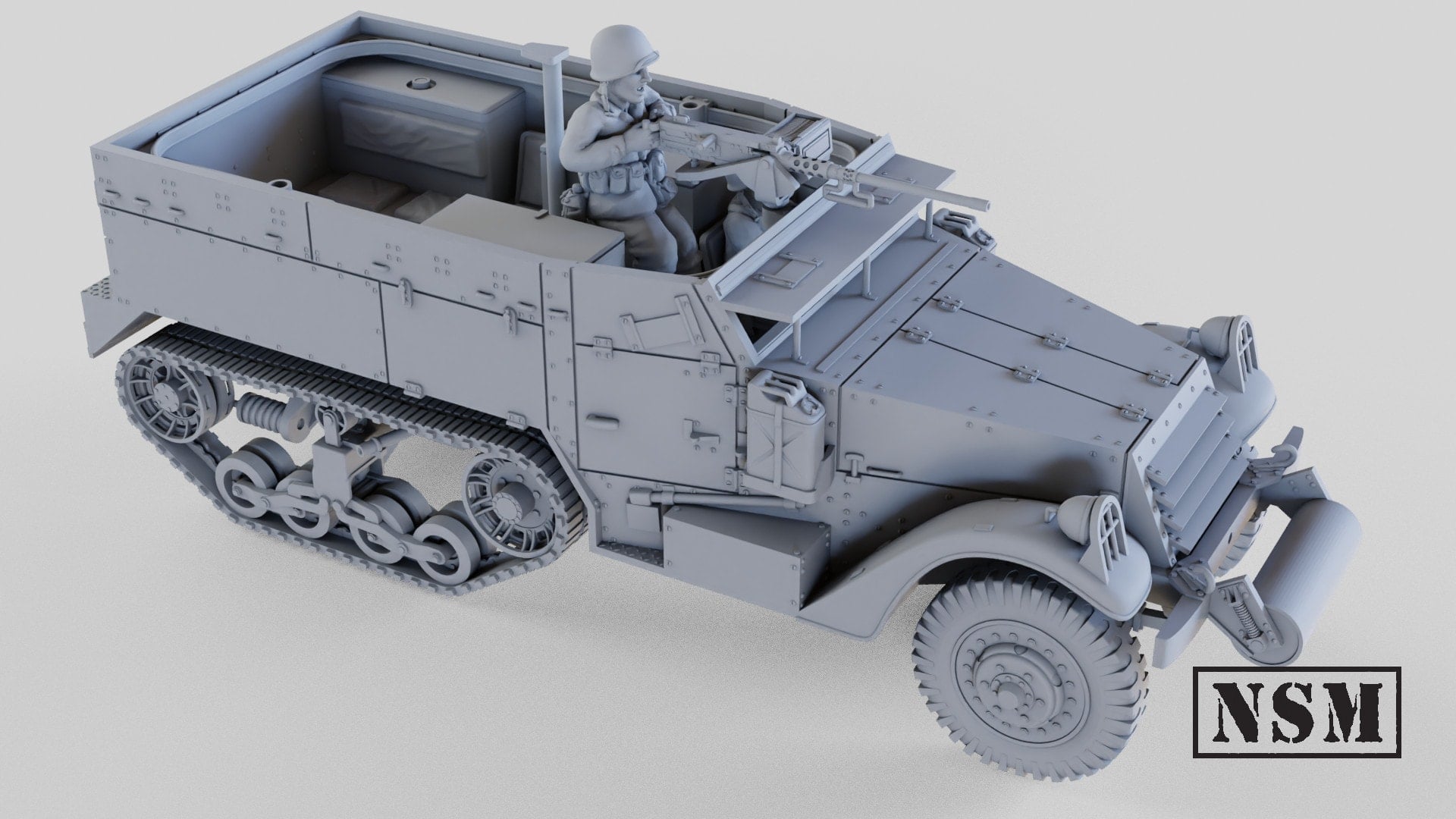 M2 Halftrack - Mid Production by Night Sky Miniatures - Wargaming3D