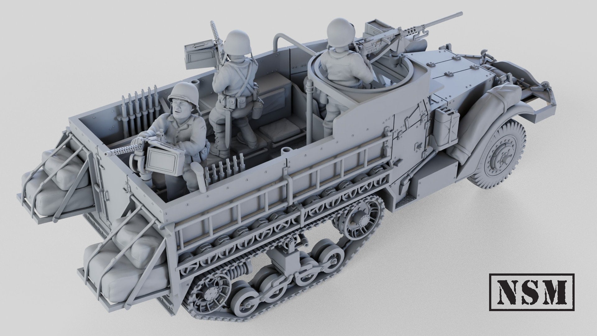 M3A2 Halftrack by Night Sky Miniatures - Wargaming3D