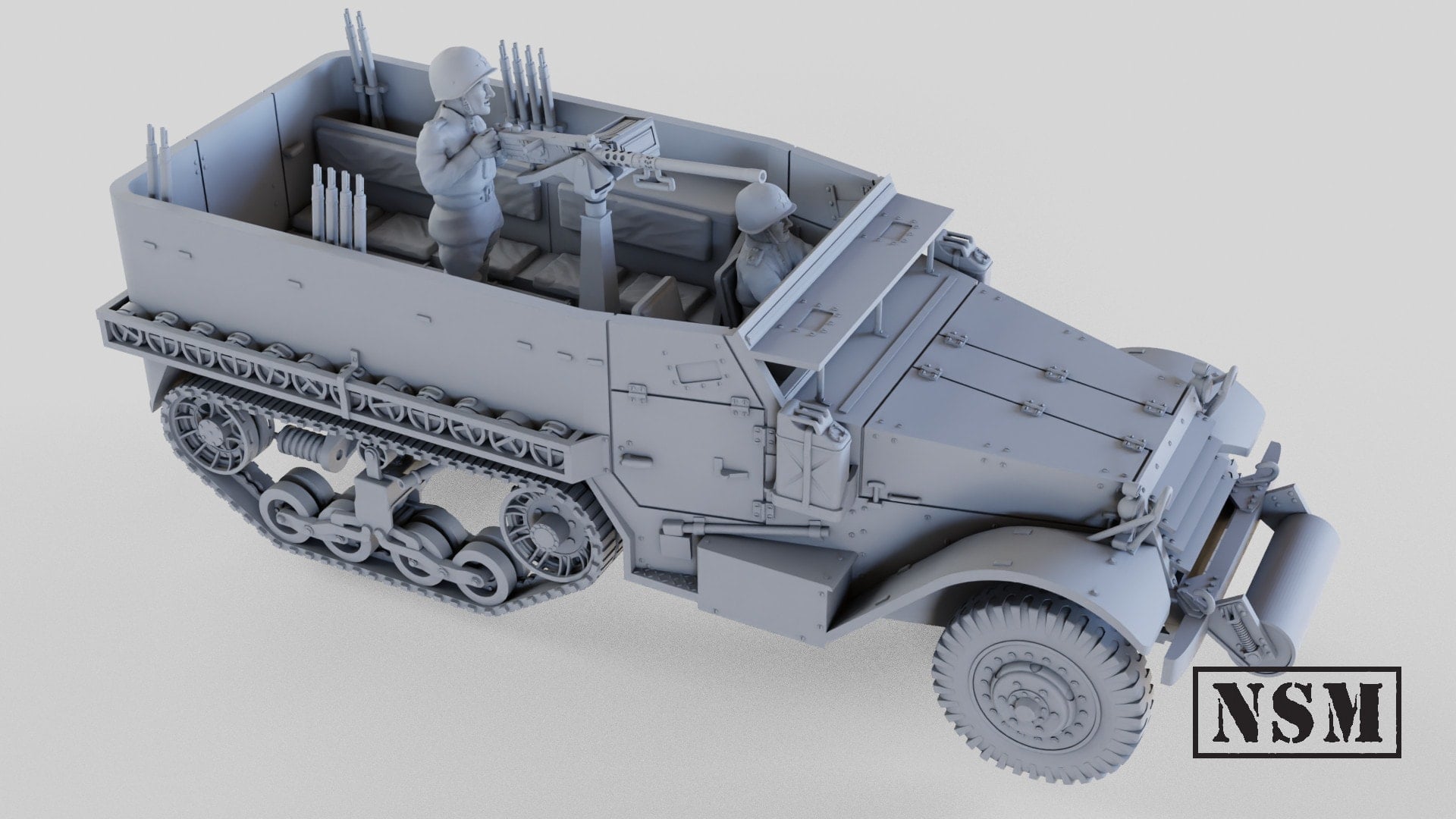 M5 Halftrack – Soviet Army by Night Sky Miniatures - Wargaming3D