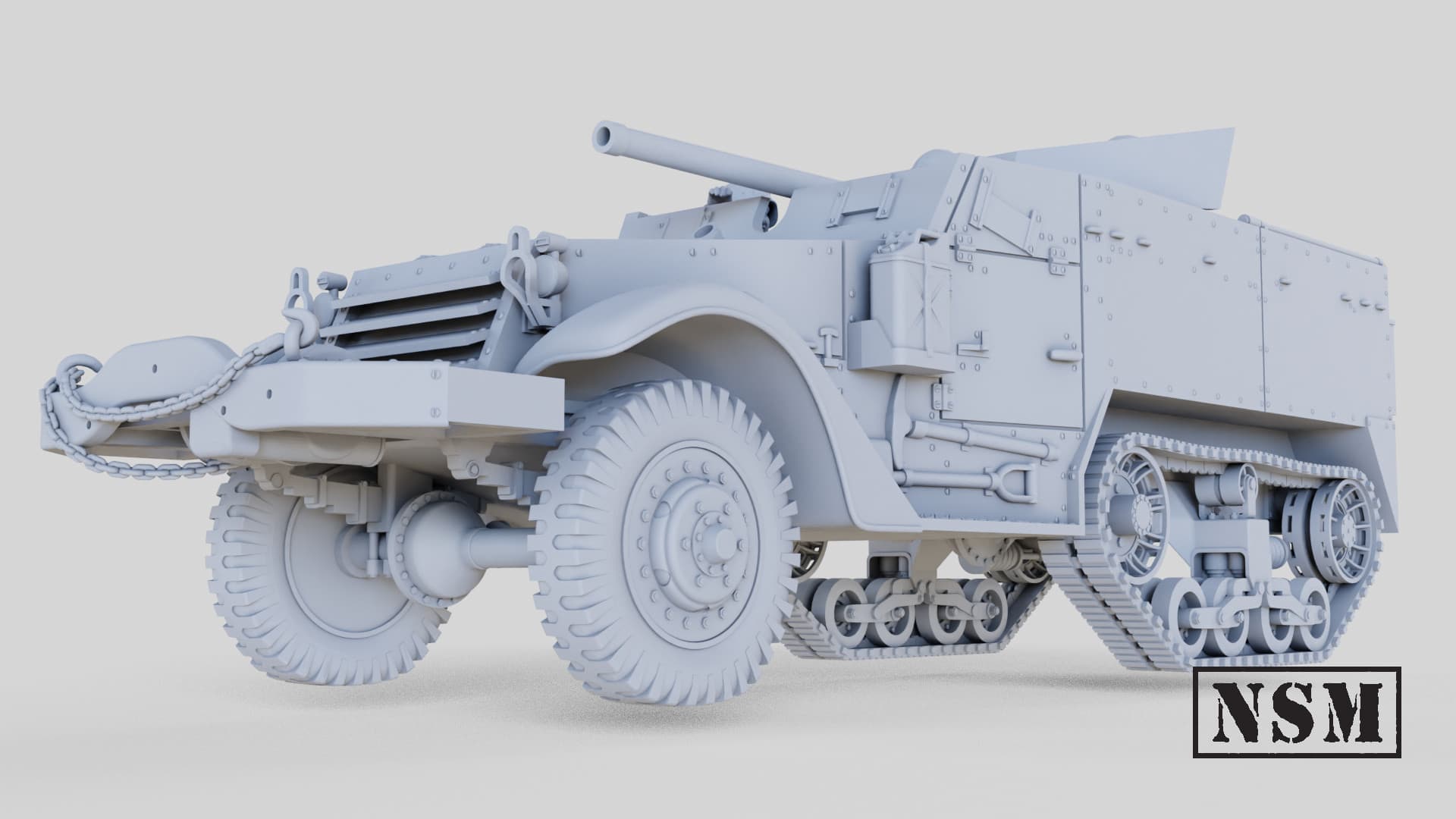 T48 57mm GMC Halftrack by Night Sky Miniatures - Wargaming3D