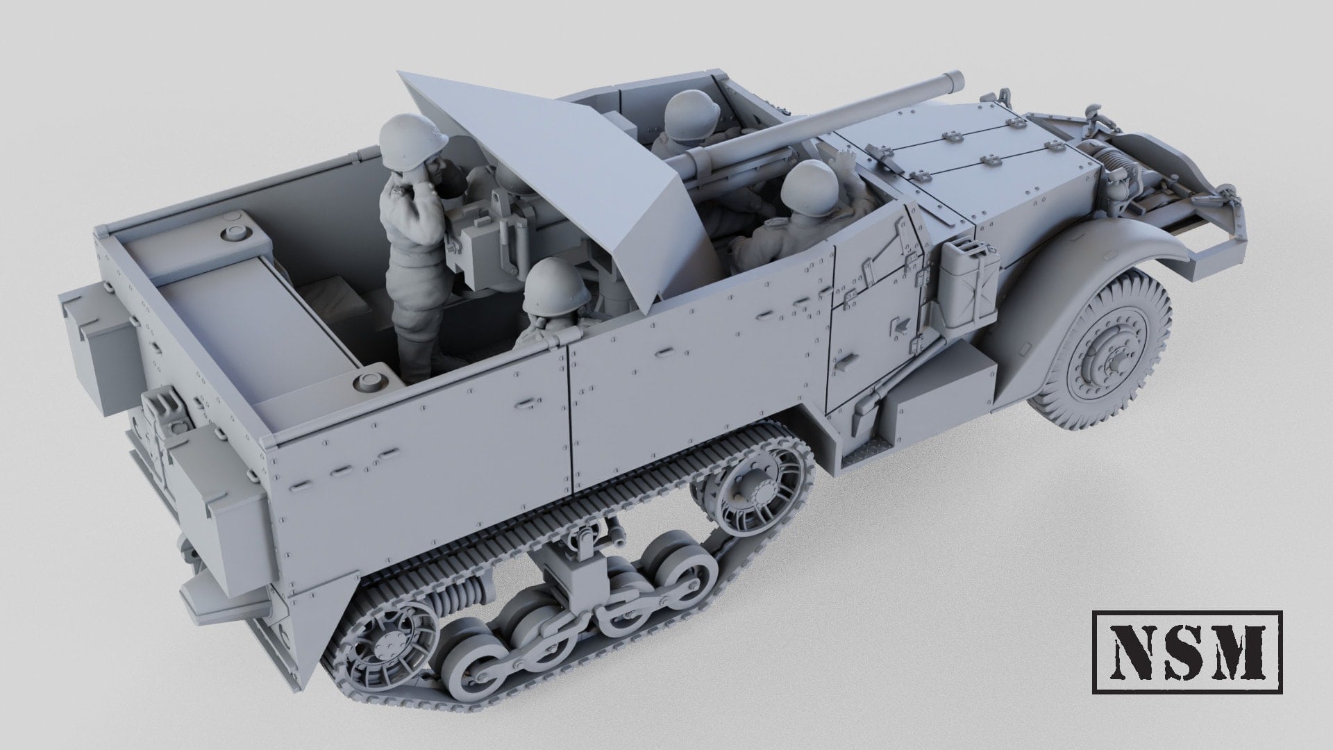 T48 57mm GMC Halftrack by Night Sky Miniatures - Wargaming3D