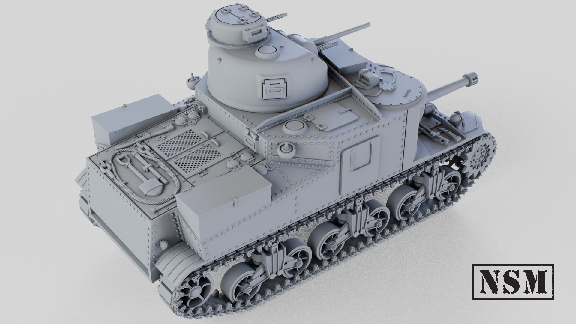 M3A3 and M3A5 Lee by Night Sky Miniatures - Wargaming3D