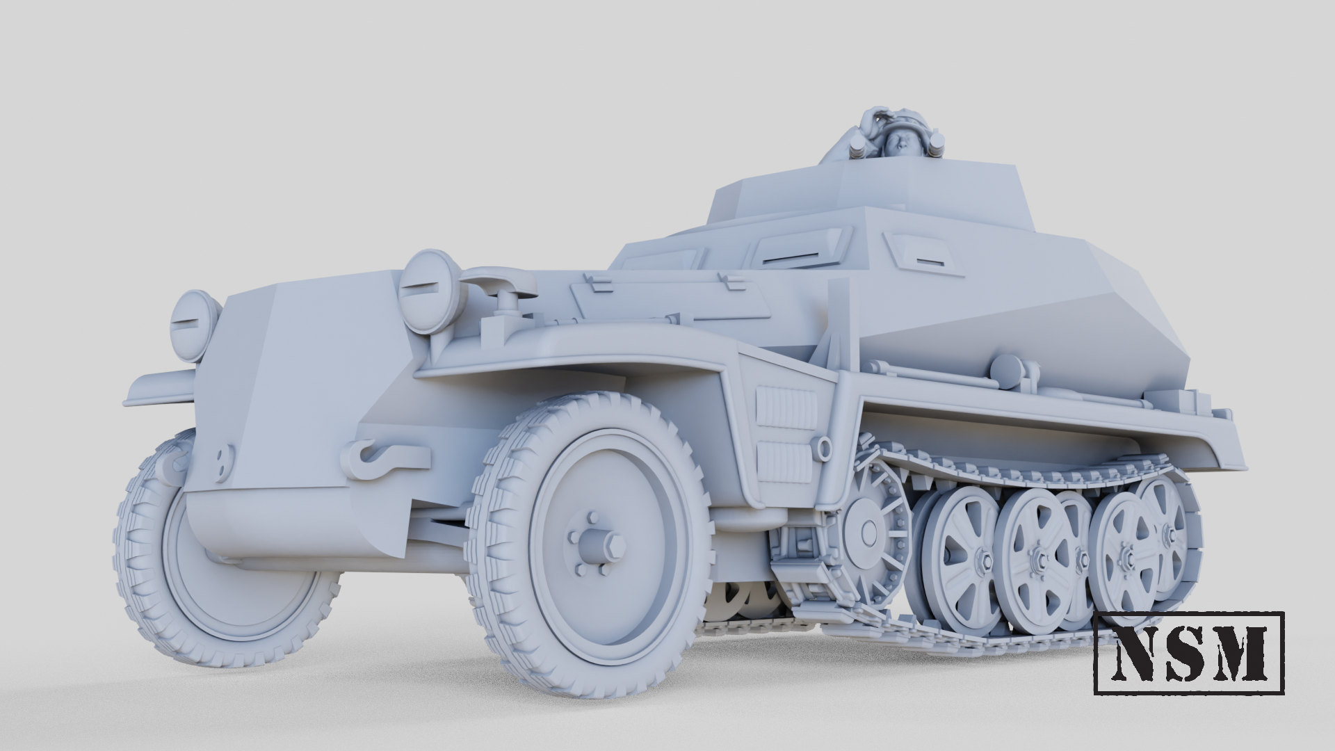 Sd.Kfz 250/4 by Night Sky Miniatures - Wargaming3D