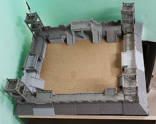 Modular Roman Camp by Forlon Hope Soldiers / Printable Terrain ...